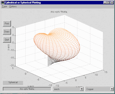 Engineering Projects: 3-D plotting in cylindrical & spherical coordinates