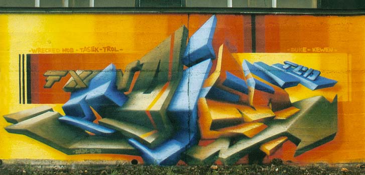 Graffiti: 44 - Realistic 3D Graffiti Artworks