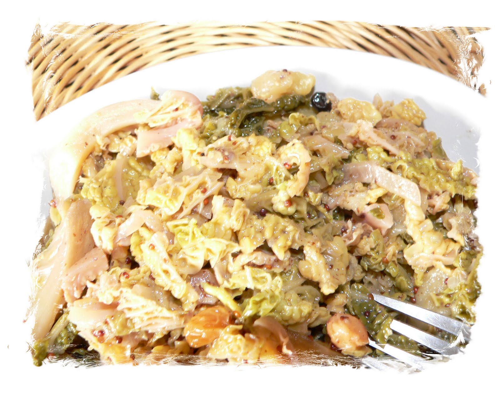 Le Festin de Dan: Chou aux pommes à l'étouffée