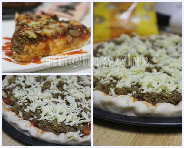 Home Sweet Home: Pizza Daging Kari