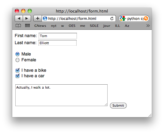 Python For Bioinformatics Simple Server Running Python