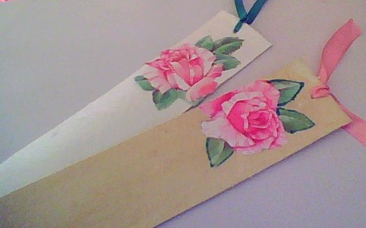 Anitakumarcrafts: Decoupage- Bookmarks
