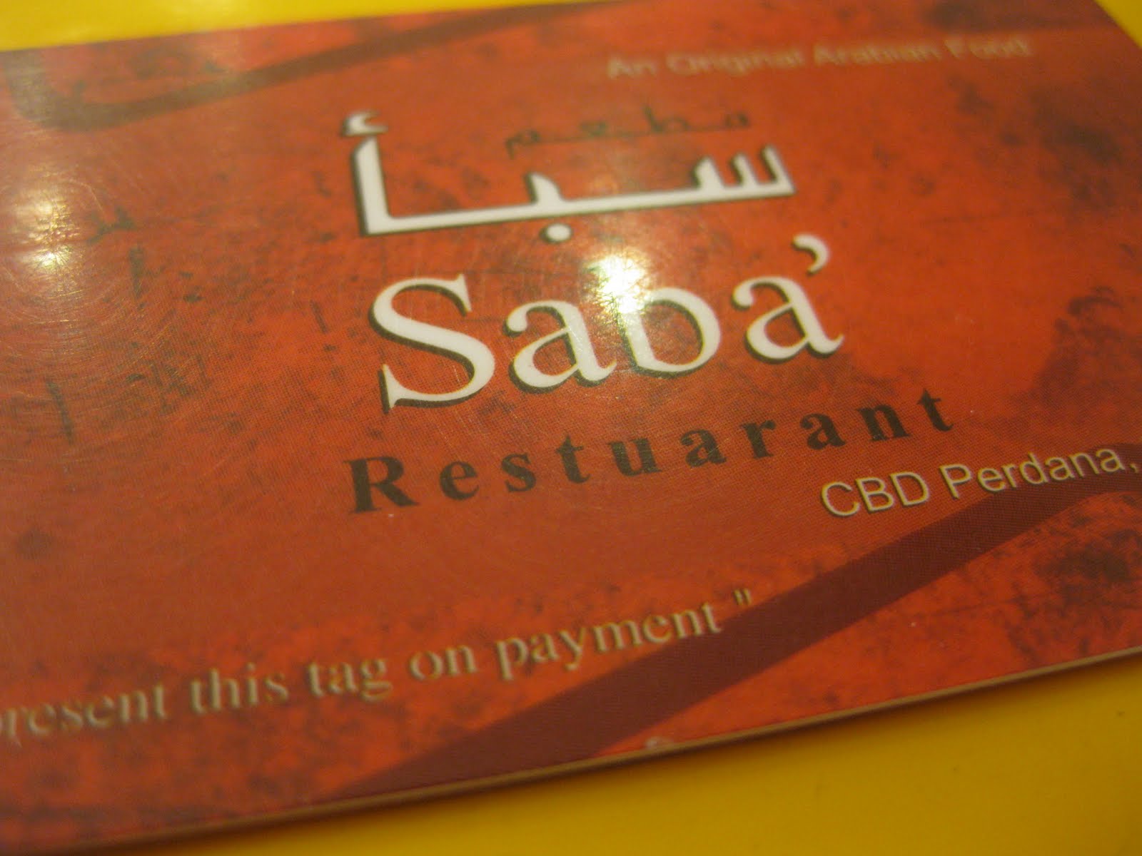 Cest La Vie in KL: Saba Restaurant @ Cyberjaya