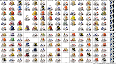 2010 ACC Helmet Schedule (Retro)