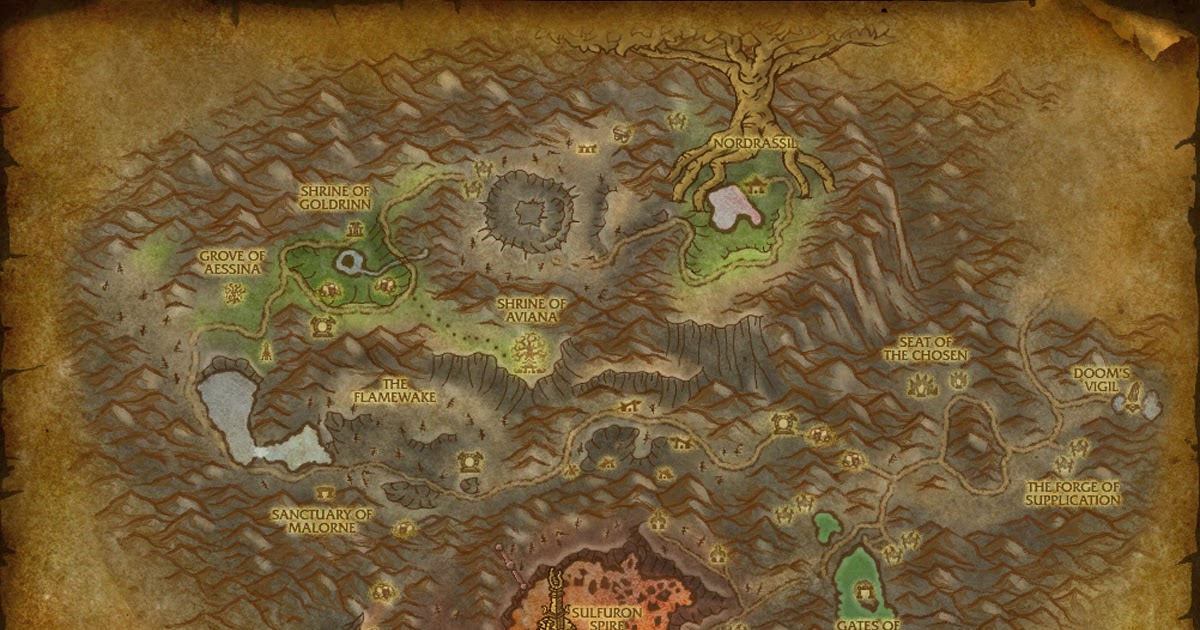 WoW: Cataclysm News Blog: Gebiet Hyjal mit Cataclysm im Detail Bilder