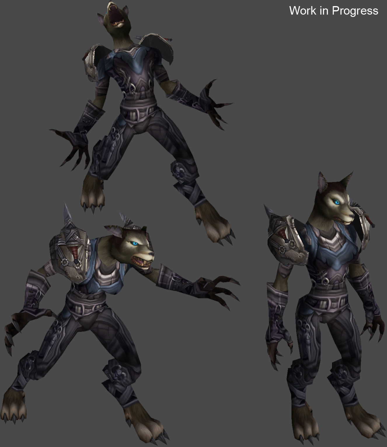 WoW: Cataclysm News Blog: Weibliche Worgen Models