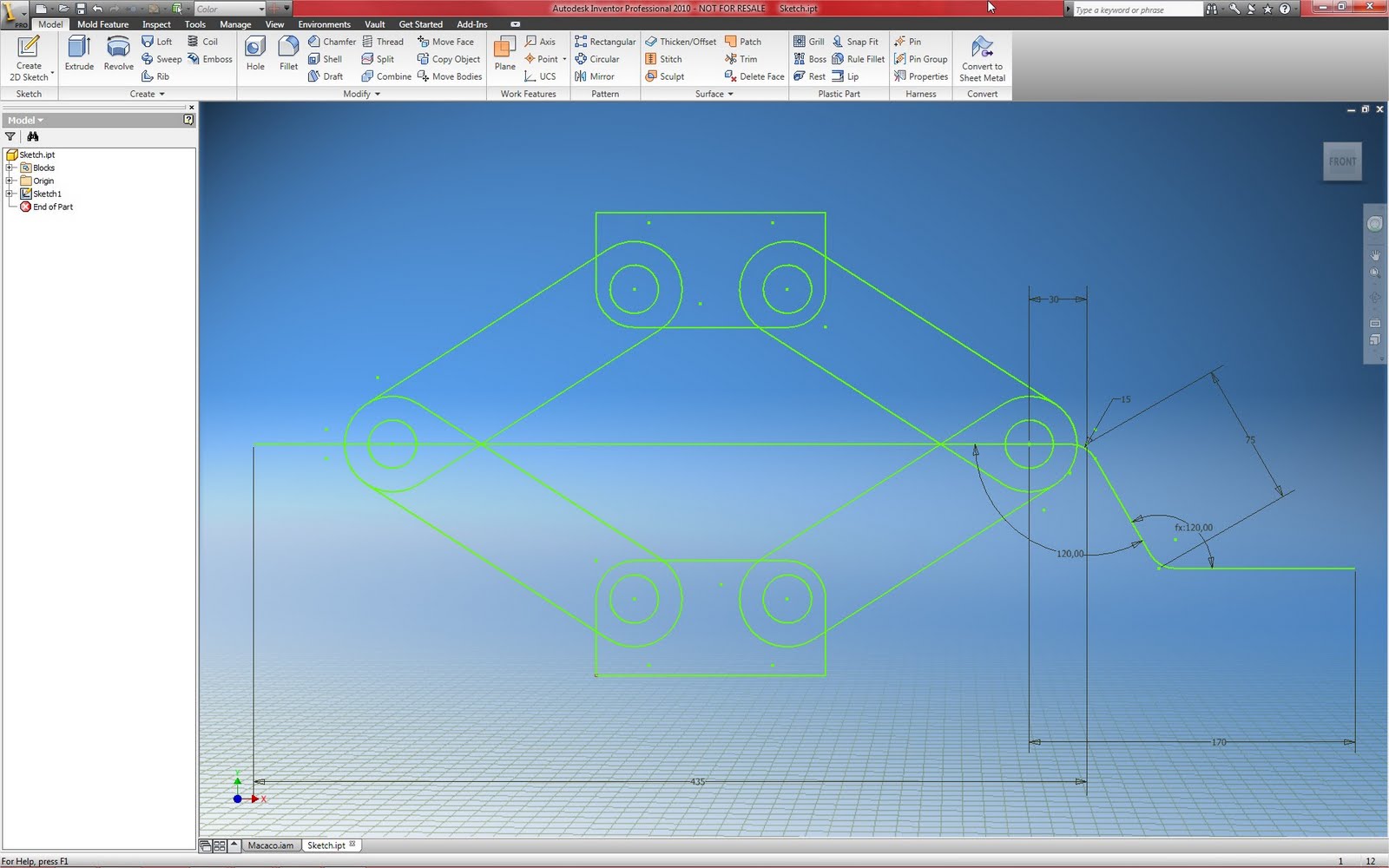 Inventor Portugal: Utilização de Blocks em ambiente Sketch (2)