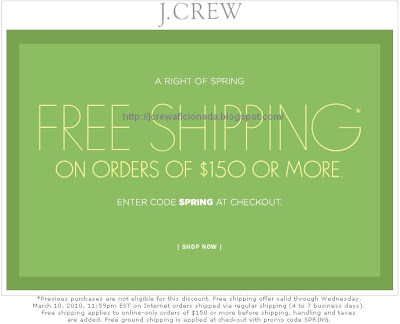 J.Crew Aficionada: Darlings, is it time for a J.Crew coupon code?