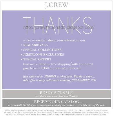 J.Crew Aficionada: Darlings, is it time for a J.Crew coupon code?