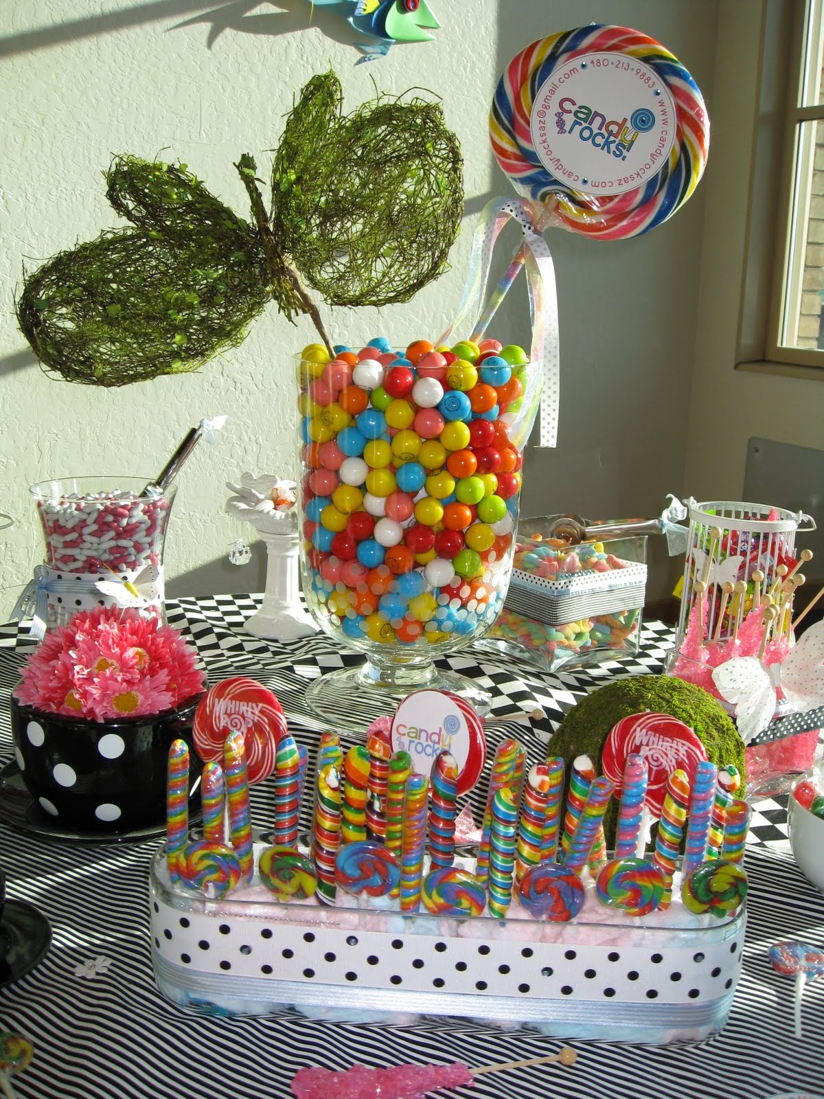 Candy Rocks: Alice In Wonderland Candy Buffet