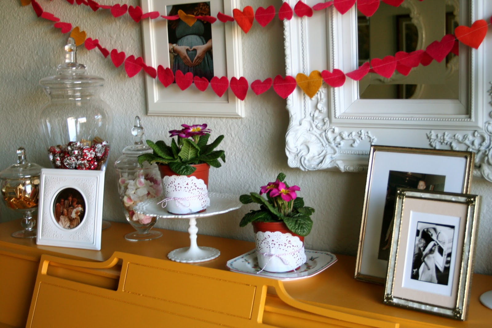 a bit of sunshine: valentine's day display