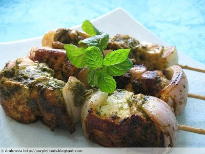 Lime and Mint Kebabs • Shaheen Peerbhai