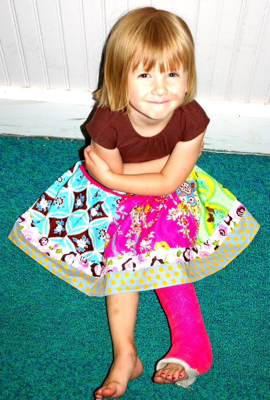 Just being...: amara and her pink cast