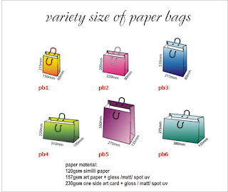 We do design and printing : Paper Bag