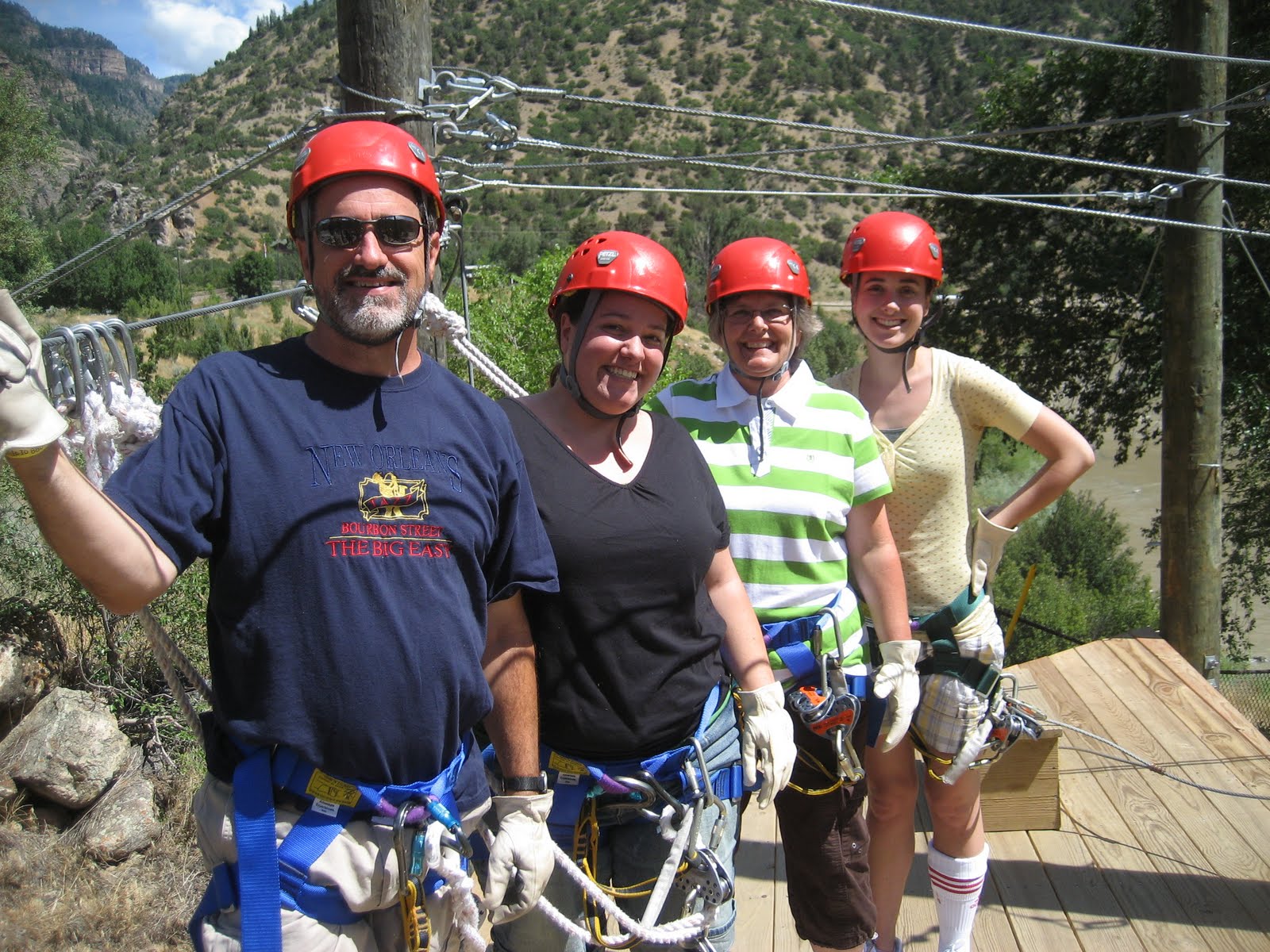 Carson Family Roadtrip Adventure: Aug 3, 2010 - Zip Line and Aspen CO.
