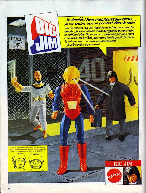 SUPER SHOGUN: VIEILLES PUBS BIG JIM AGENT SECRET