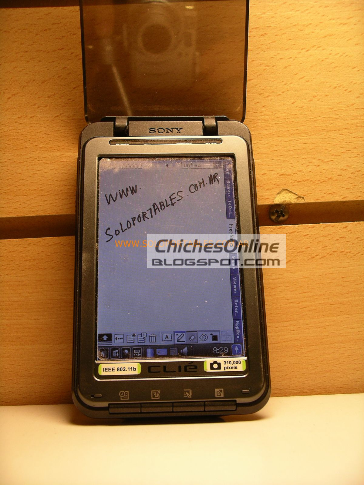 Chiches Online: Palm Sony Clie TH55 con WIFI y Camara digital