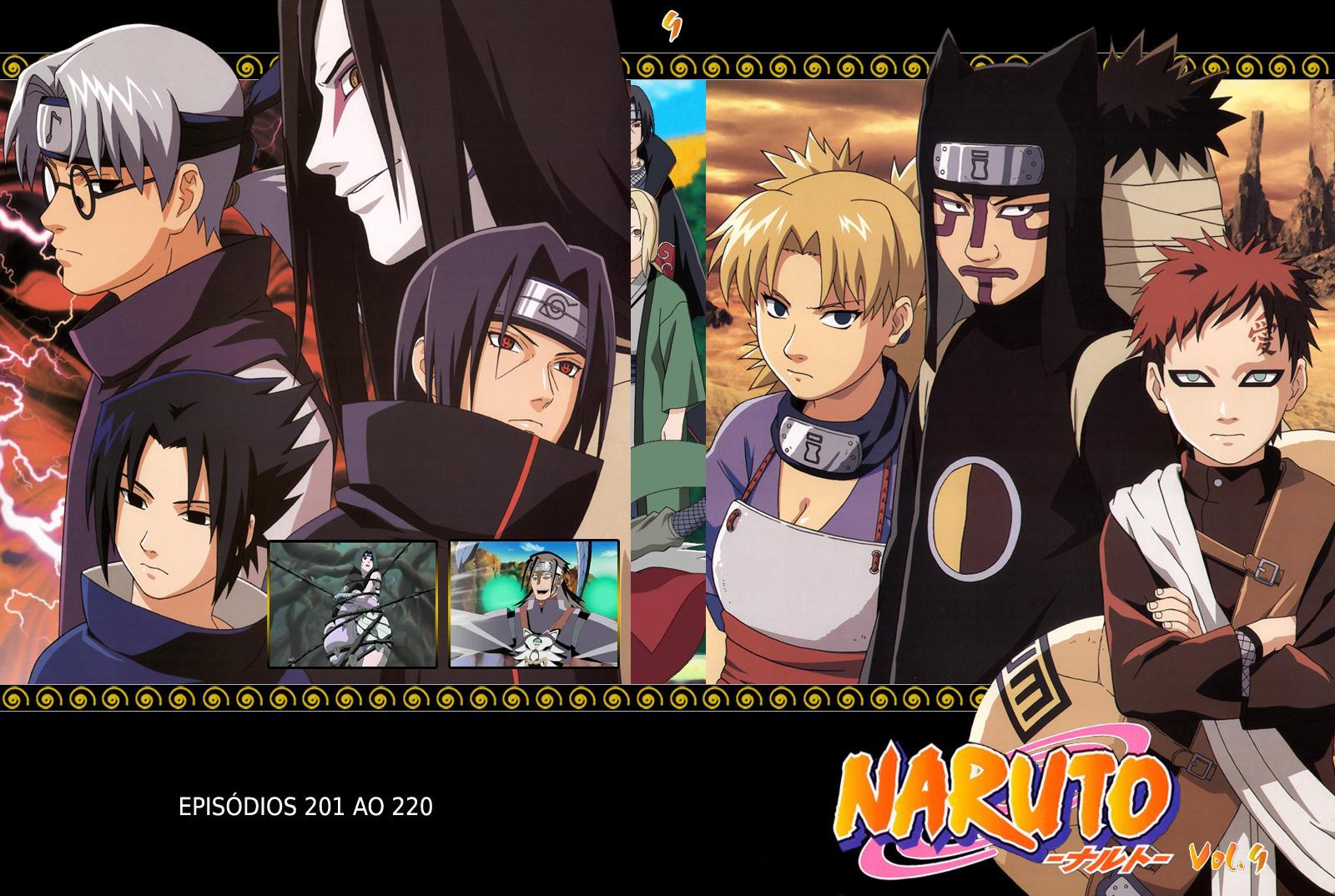 NarutoEx1000: Capas de DVD: Saga Naruto Clássico