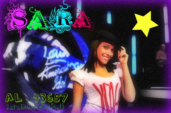 Sara Bellomo, Proxima Latin American Idol 2009: Sara Bellomo Continua ...