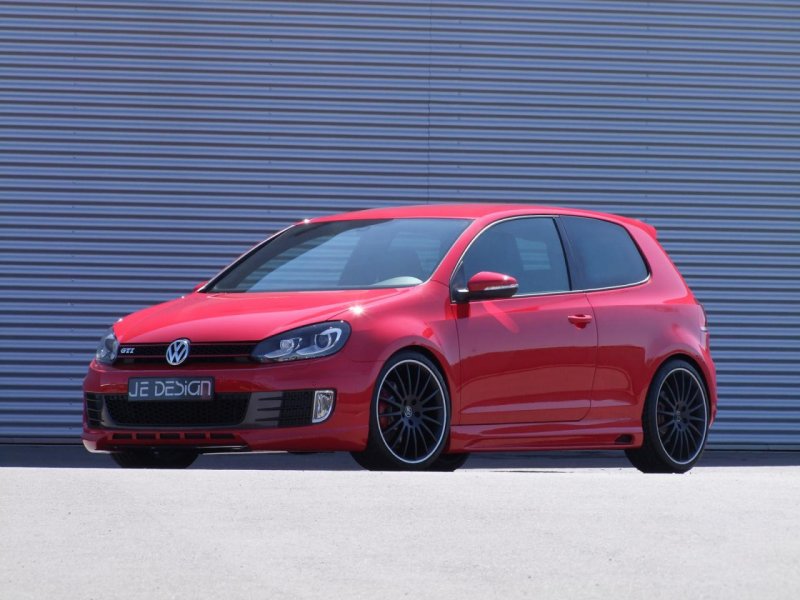 Garage Car: JE Design Volkswagen Golf GTI R Tuning Studio - Pink Vw ...