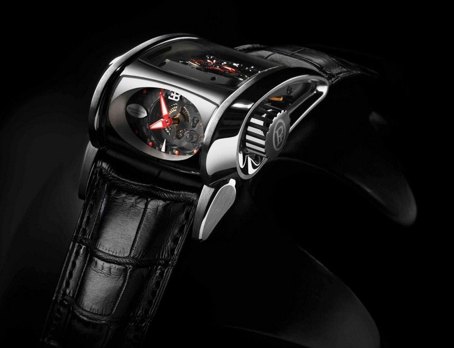 Bugatti Veyron Super Sport watch by Parmigiani Fleurier-Garage Car