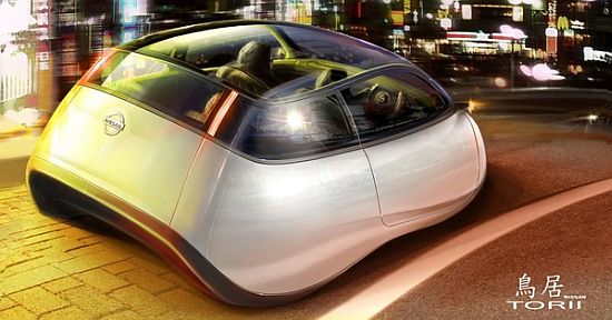 Looks Like a Car: 2030 Concept Electric Car Nissan Torii