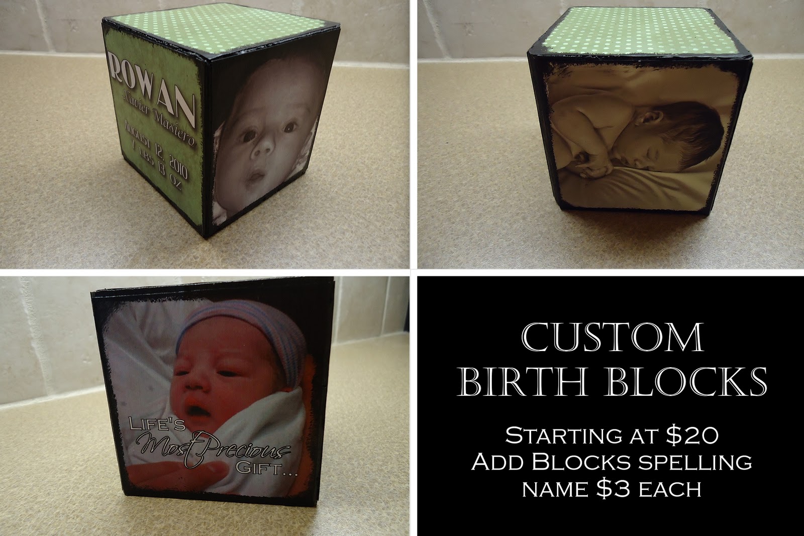Doublemint Designs: Birth and Children Blocks