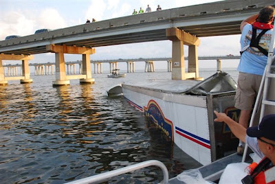 Salisbury News: Rare Chesapeake Bay Bridge Accident Scene Photos