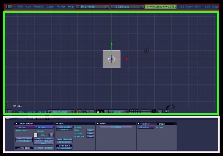 CURSO BLENDER 3D: Interface do Blender 3d