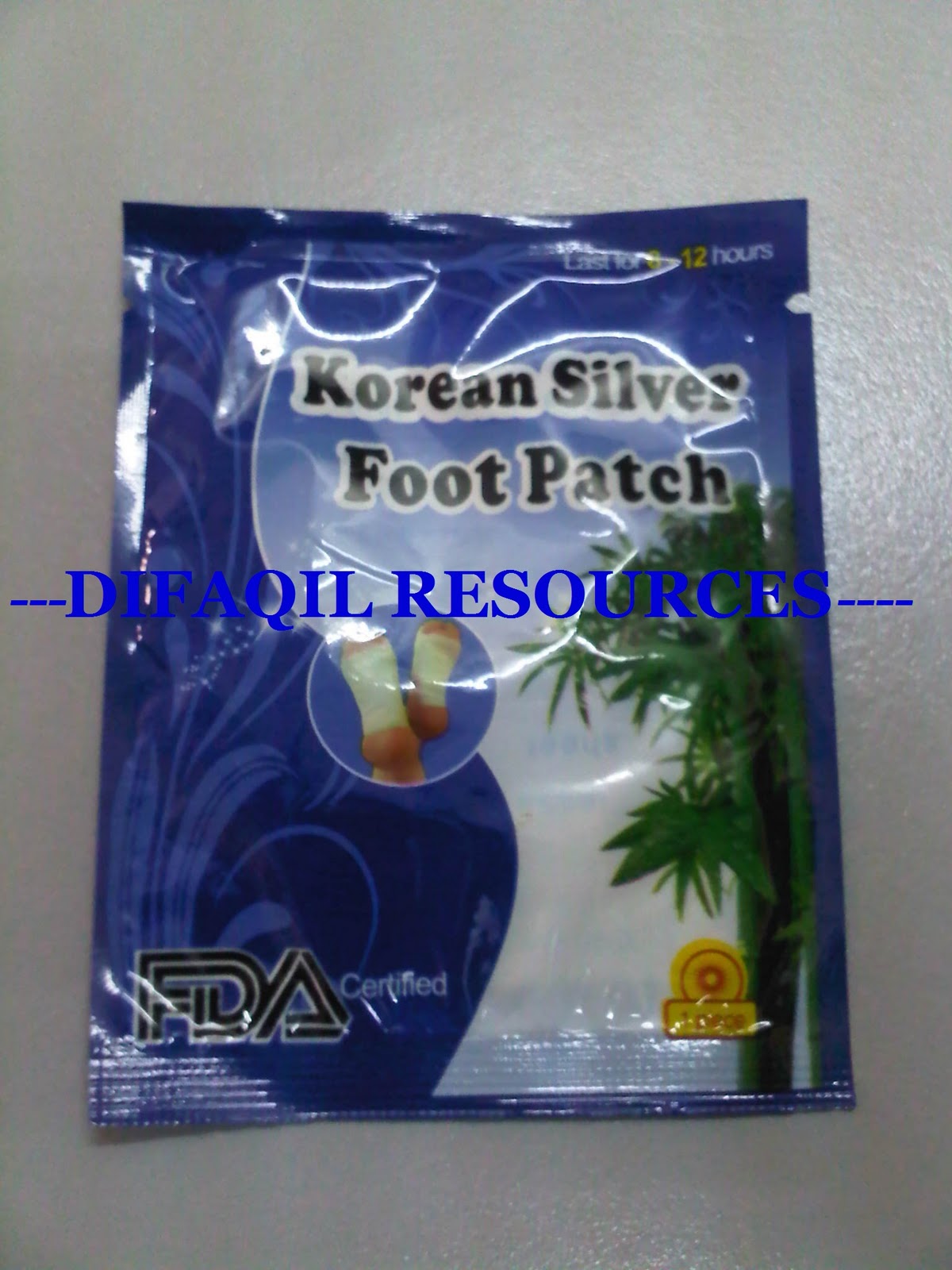 D'FAQIL: KOREAN SILVER FOOT PATCH with FDA