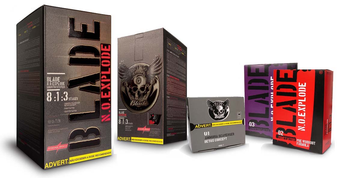 Musculação Super Avançada: suplemento Blade da Integral Médica