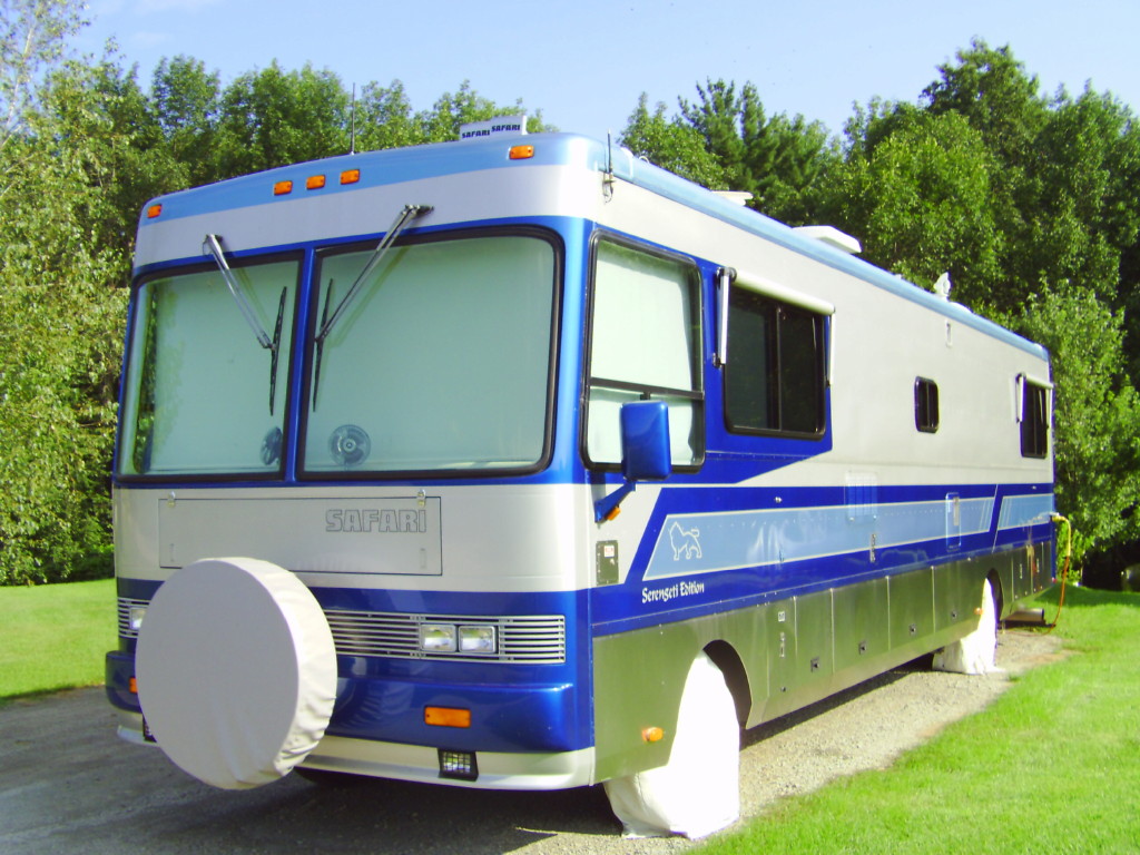 What A View!!! : MOTORHOME MODIFICATION- Our new powered windshield shade