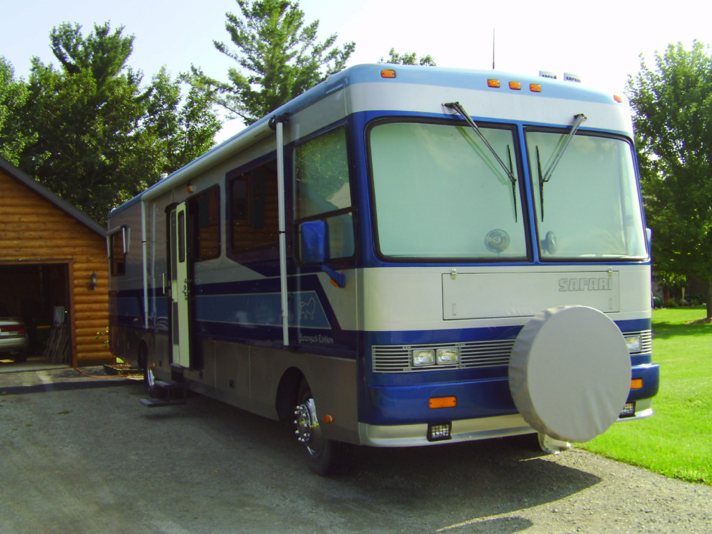 What A View!!! : MOTORHOME MODIFICATION- Our new powered windshield shade