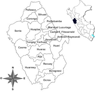 DIBUJOS DEL MAPA DE ANCASH