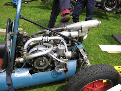 FEET FIRST MOTORCYCLE: Supercharged JAP V Twin