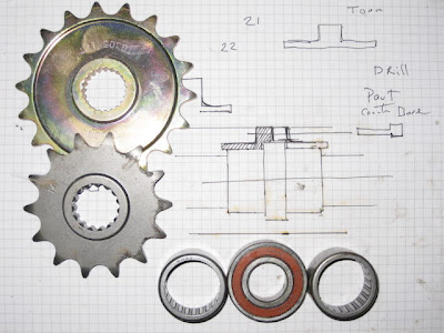 FEET FIRST MOTORCYCLE: Jack Shaft