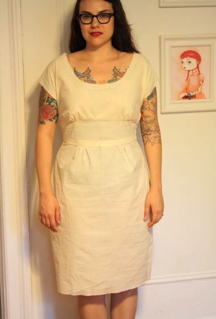 Gertie's New Blog for Better Sewing: Draping a Dress, Part Three ...
