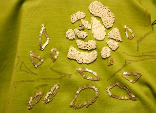 Gertie's New Blog for Better Sewing: Beading Work in Progress