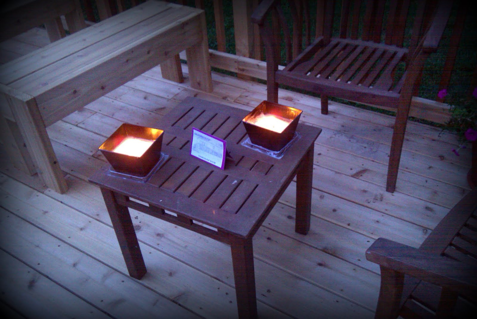 frim fram spot: A deck party