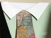 PaperBabe: Masculine Suit Card,