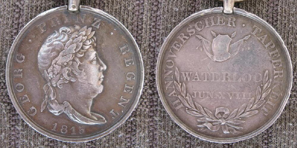 General Reeve: Hanoverian Waterloo Medal