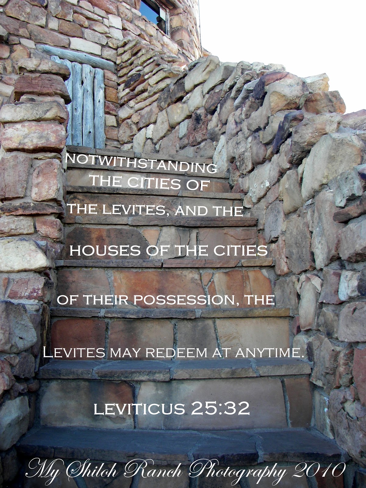 Morning Measure of Manna: LEVITICUS 25:32-34 ~ NOT FOR SALE: Levites ...