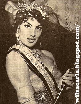 WILZA CARLA: RAINHA DO CARNAVAL - 1957 - A COROAÇÃO
