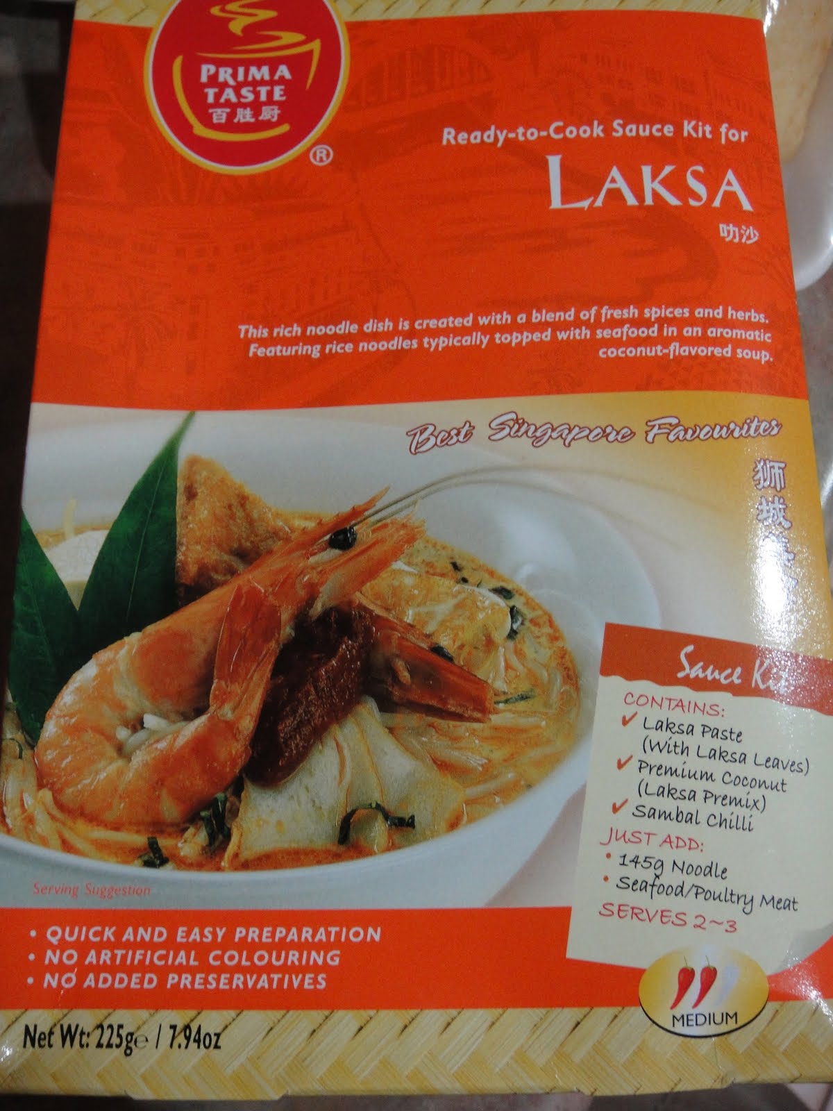 Baking & Cooking: Prima Taste Laksa