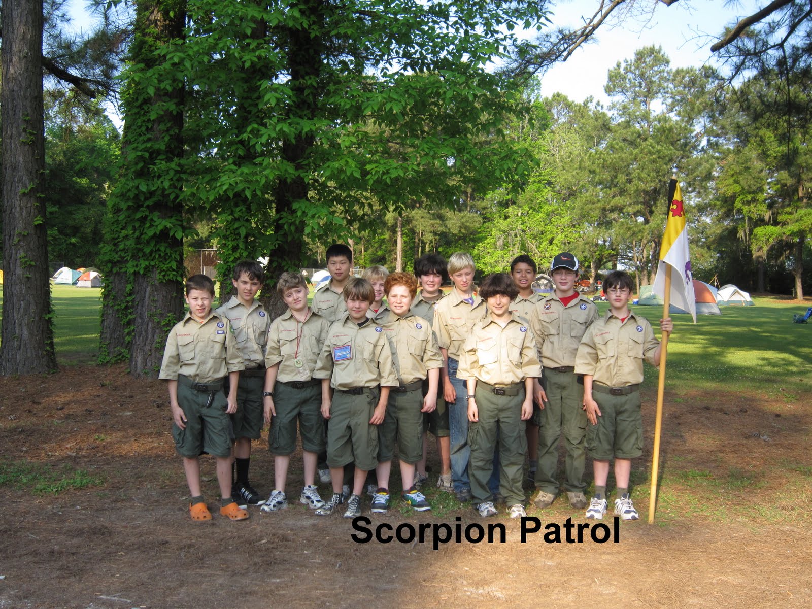 Boy Scouts of America Troop 20: New Scout Campout at BP Recreation Area