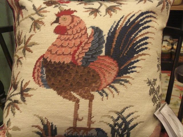 Selvage Blog: Needlepoint Pillows in Colonial Williamsburg