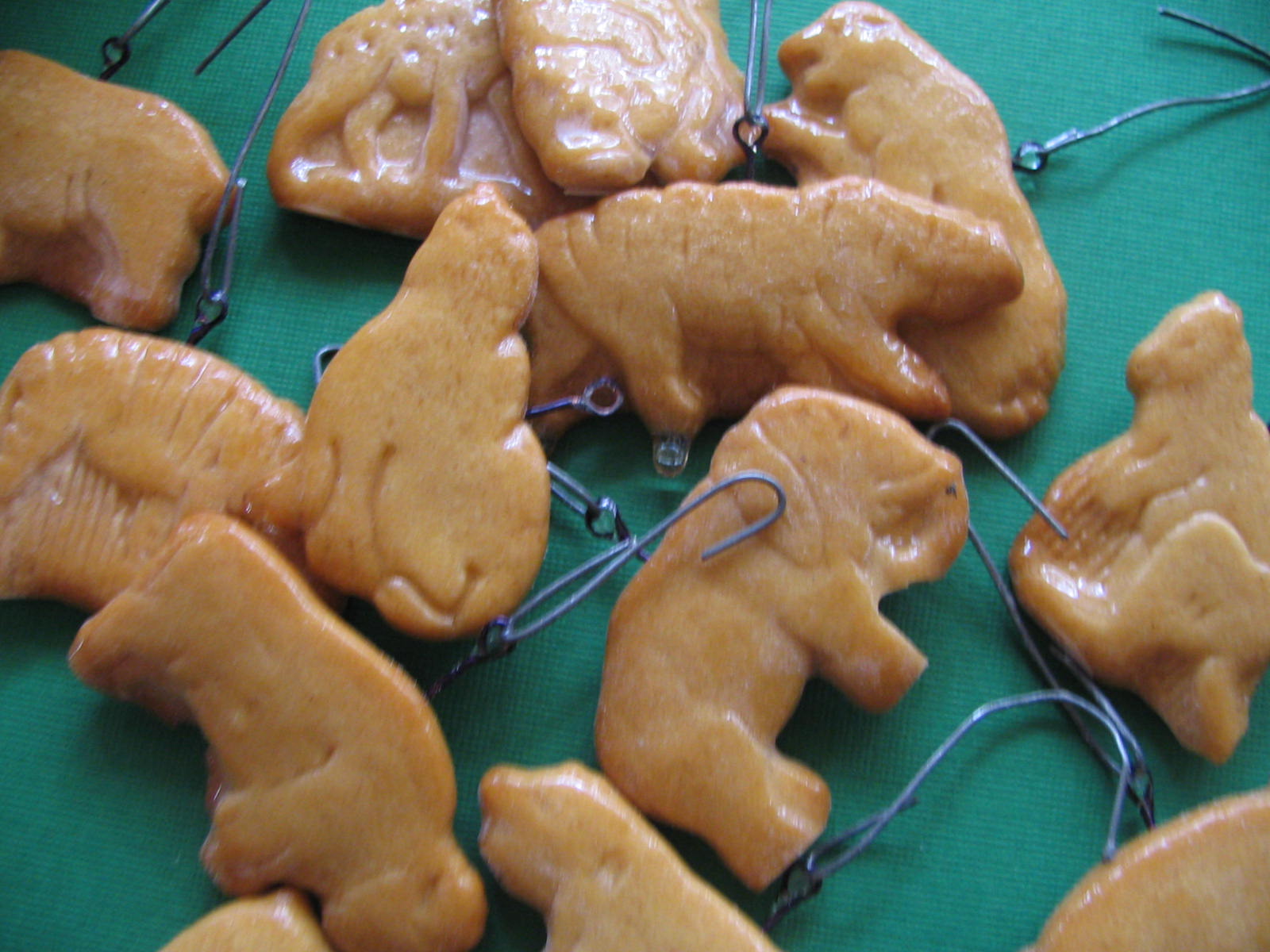 The Holiday HoHo Queen: Resinated Animal Cracker Ornaments