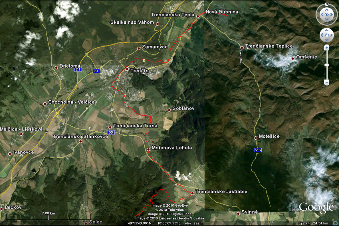 M.: Nová Dubnica - Trenčín - Považský Inovec a späť... na bicykli