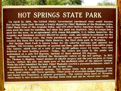 Thermopolis, Wyoming: Hot Springs State Park: History of the Spring