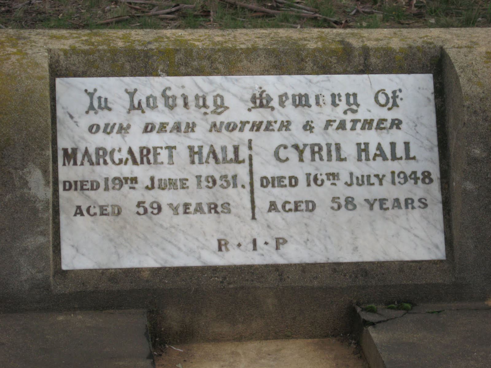 The History Of Matt: The children of William and Eliza HALL - Yass, NSW